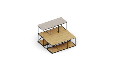 saar:steps | modular tiered seating | bejot | SM STEPS 3 - Bejot