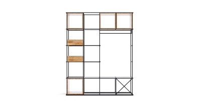 saar:modules | modular steel shelving | bejot | SM CS 4x5 - Bejot